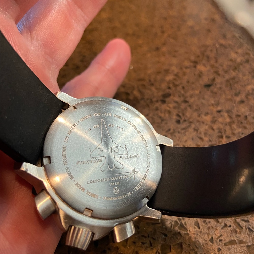 Rare Luminox 9120 Series F-16 Fighting Falcon Wristwa… - Gem